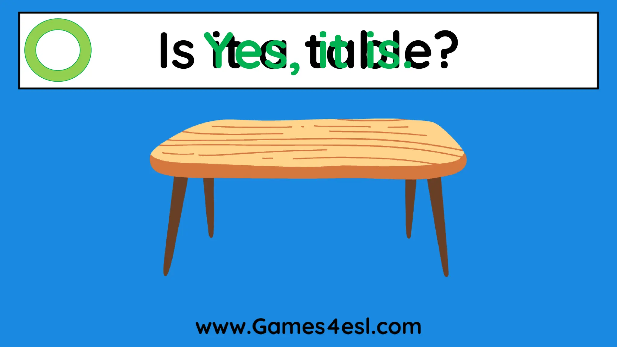 Classroom Objects Powerpoint Lesson Pptx