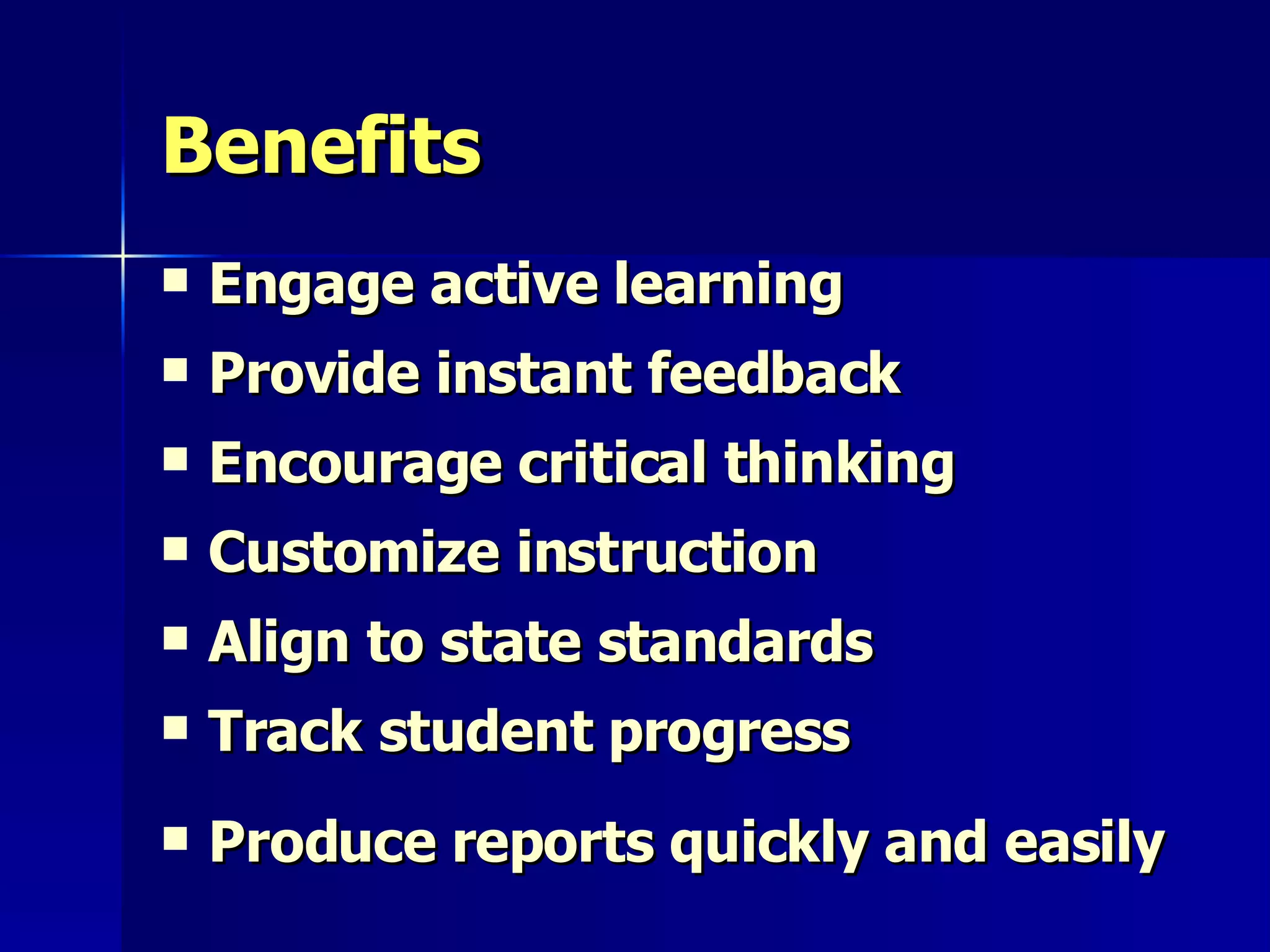 Classroom Performance Systems With Design Examples | PPT