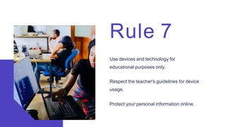 Classroom - Behavior - Rules - Presentation | PPTX | Education