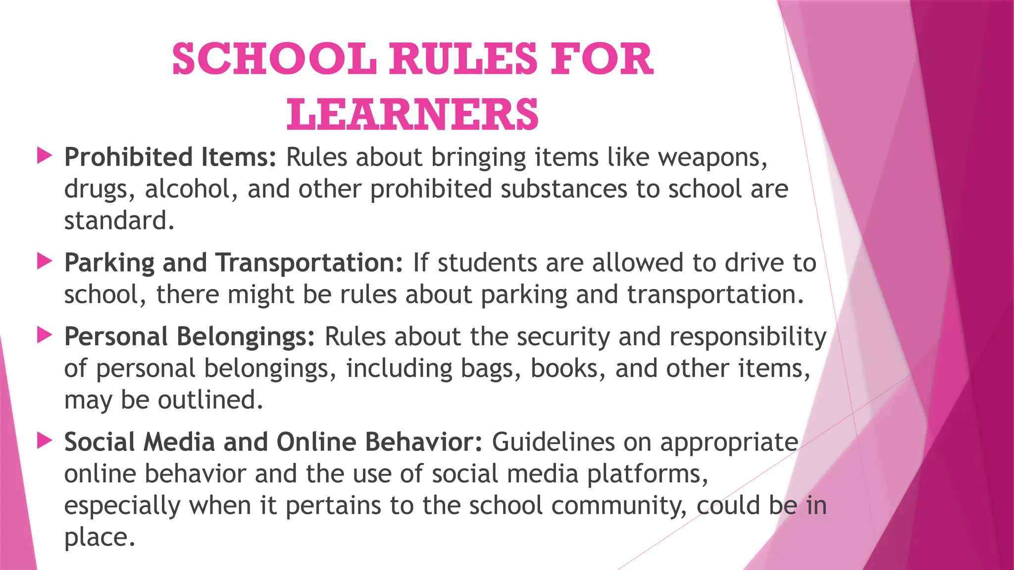 CLASSROOM-RULES. during school orientation pptx | PPTX