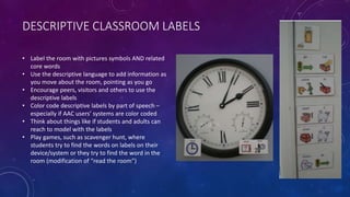 Classroom AAC Implementation AAC Bootcamp ESMA August 2014 | PPTX