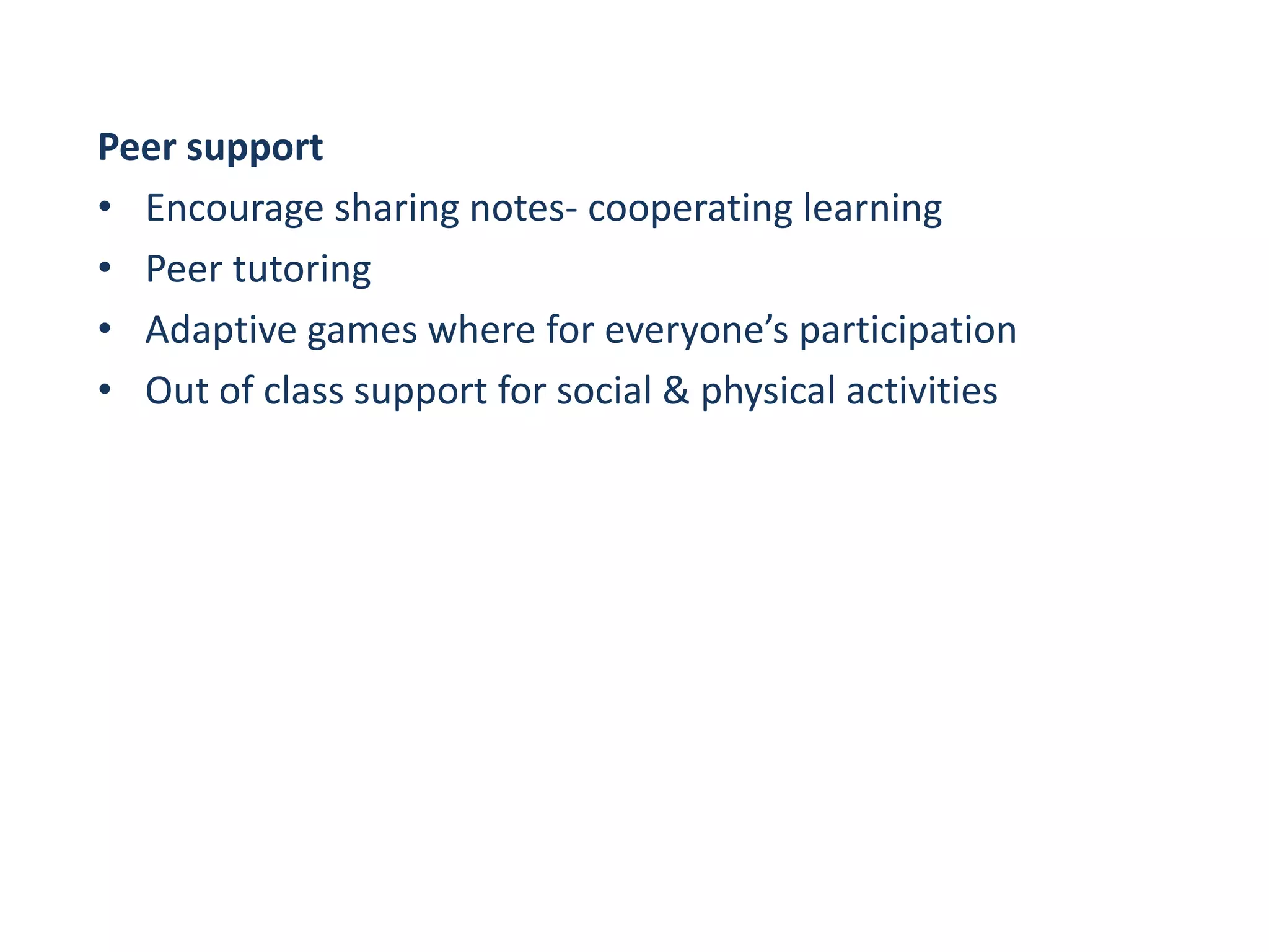 Classroom accommodations & teaching strategies for Intellectually ...
