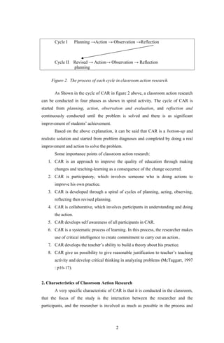 Classroom action research. added | DOC