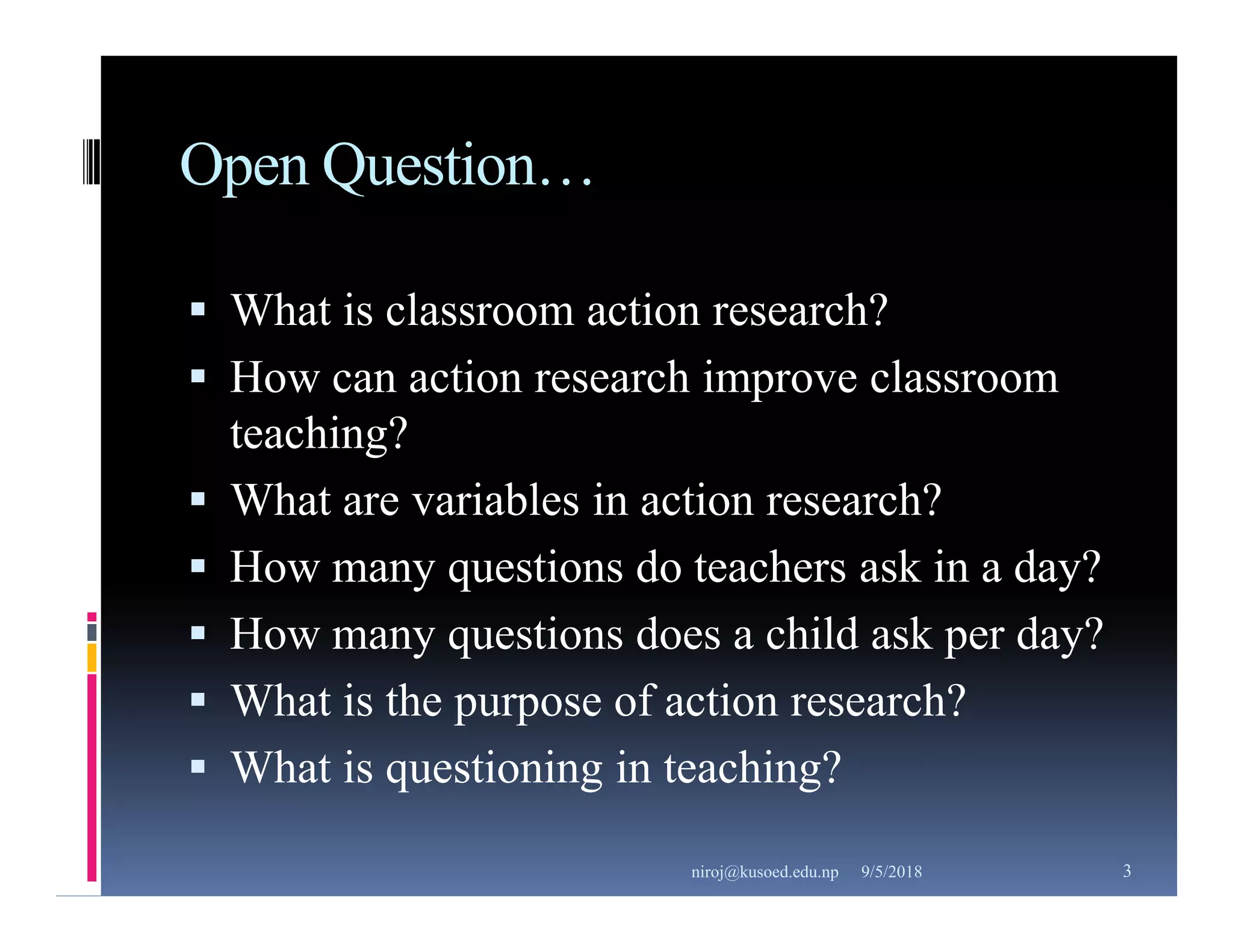 Classroom Action Research | PDF