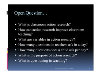 Classroom Action Research | PDF