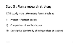 Classroom action research | PPTX