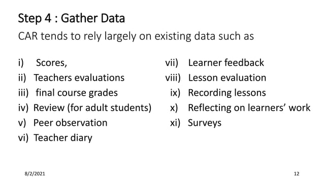 Classroom action research | PPTX