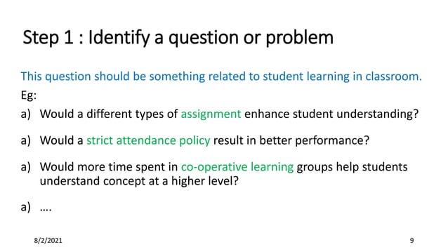 Classroom action research | PPTX
