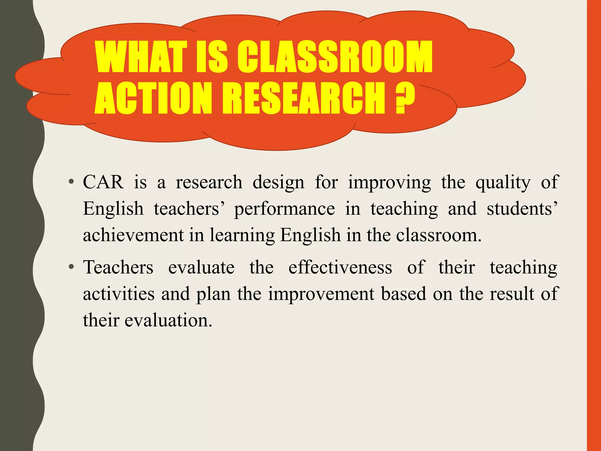 Classroom action research | PPTX
