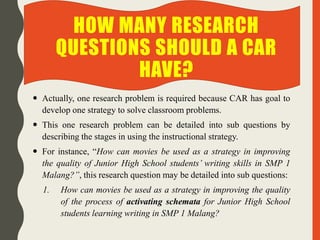 Classroom action research | PPTX