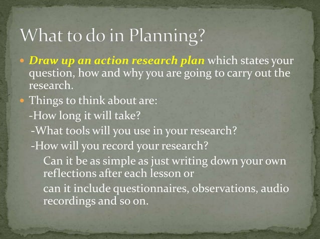 Classroom action research ppt | PPTX | Educational Assessment | Education