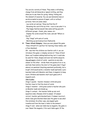 Register Class Activities | PDF