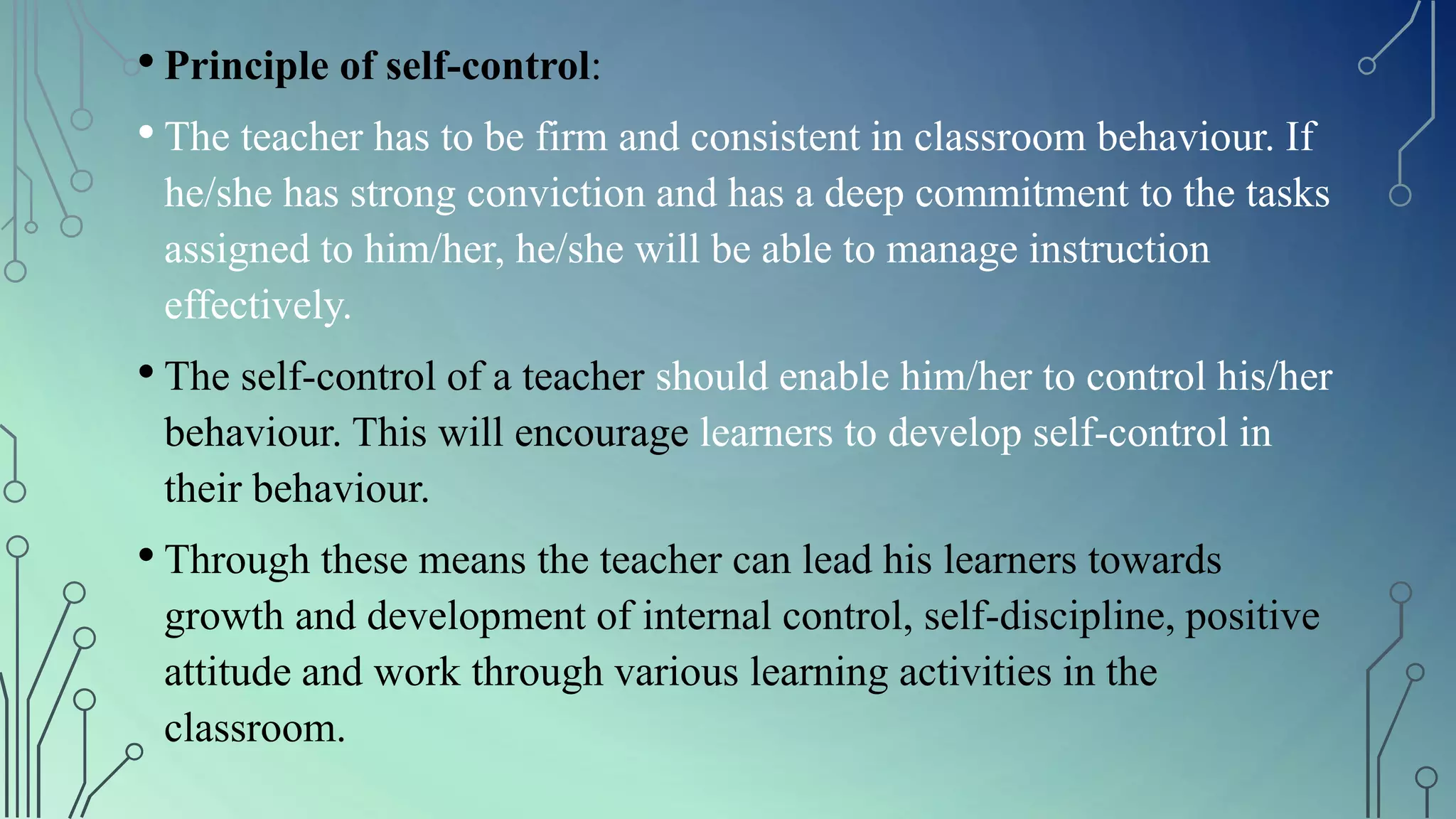 Classroom and behaviour management | PPTX