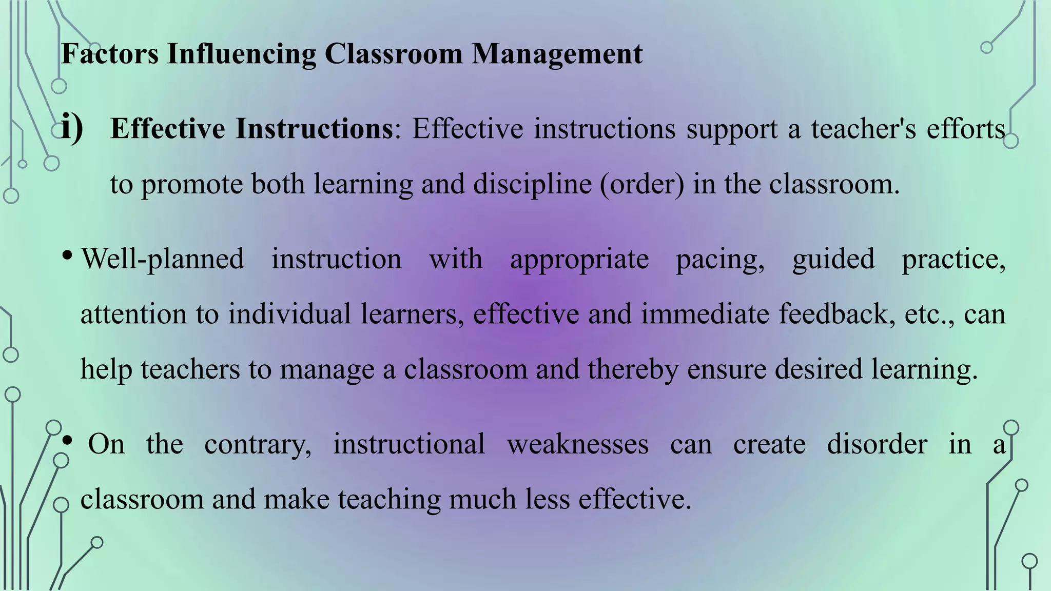 Classroom and behaviour management | PPTX