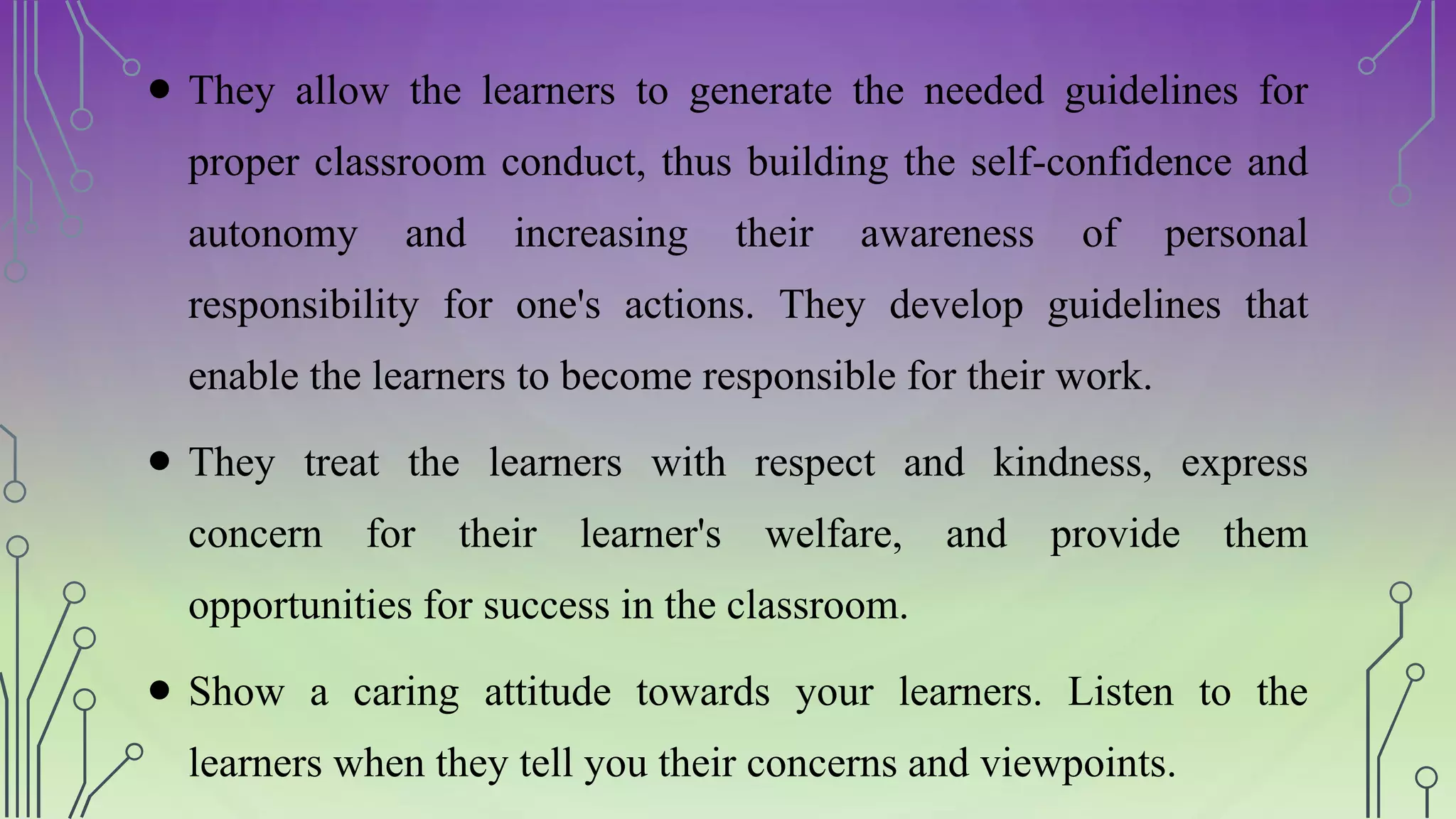 Classroom and behaviour management | PPTX