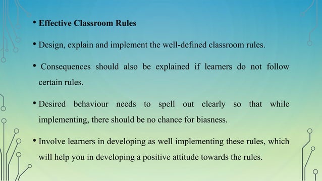 Classroom and behaviour management | PPTX