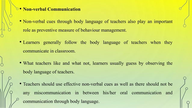 Classroom and behaviour management | PPTX