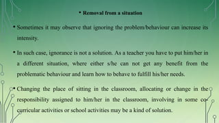 Classroom and behaviour management | PPTX