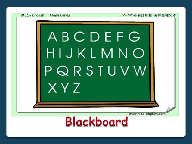 Classroom Objects Powerpoint Activities Ppsx Education