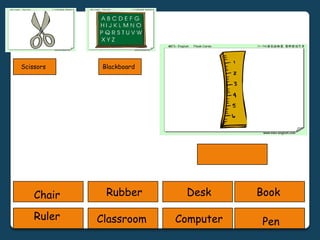 Classroom Objects: PowerPoint Activities | PPSX