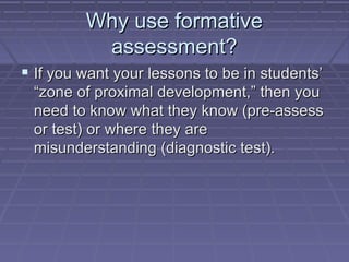 Classroom assessment | PPT