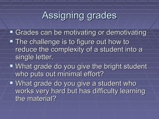 Classroom assessment | PPT