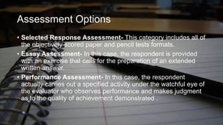 Classroom assessment | PPTX