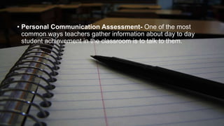 Classroom assessment | PPTX