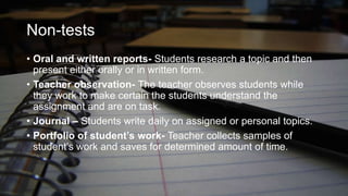 Classroom assessment | PPTX