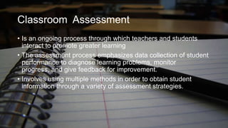Classroom assessment | PPTX