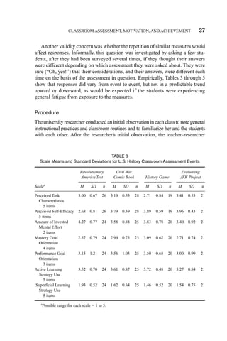 Classroom assessment | PDF
