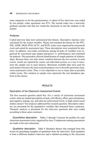 Classroom assessment | PDF