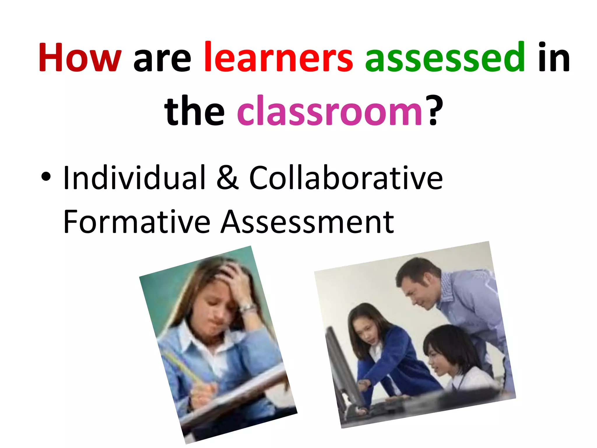 Classroom assessment | PDF