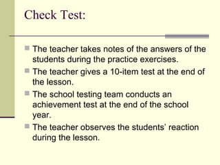 Classroom assessment | PPT