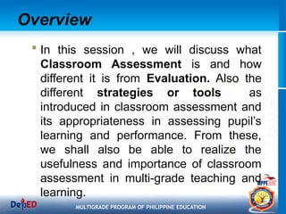 Classroom AssessmentS - An Overview.pptx