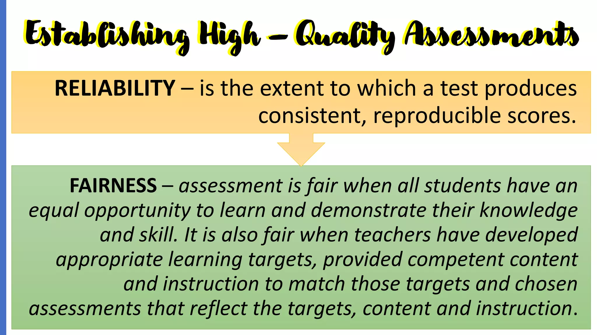Classroom Assessment and Grading Prepared by Rox Wale Equias | PDF