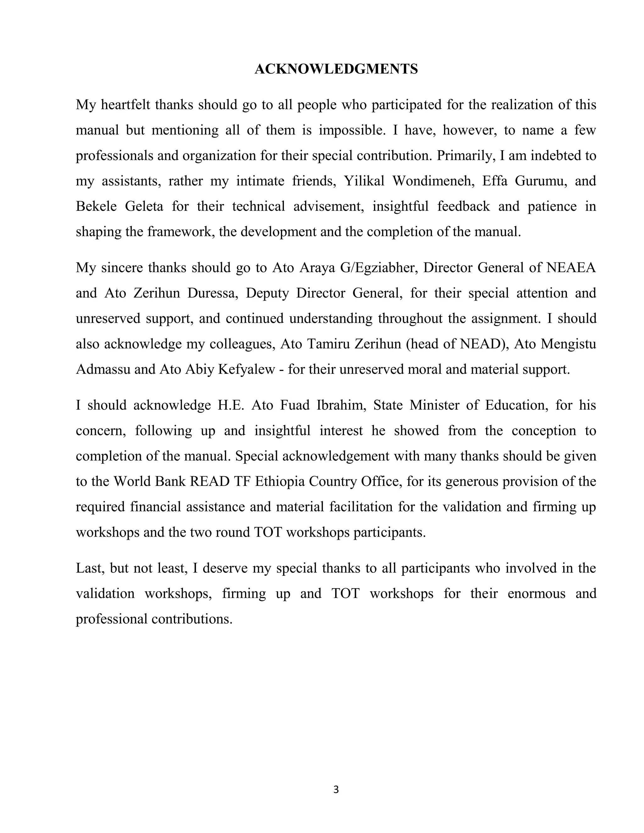 Classroom assessment manual | PDF