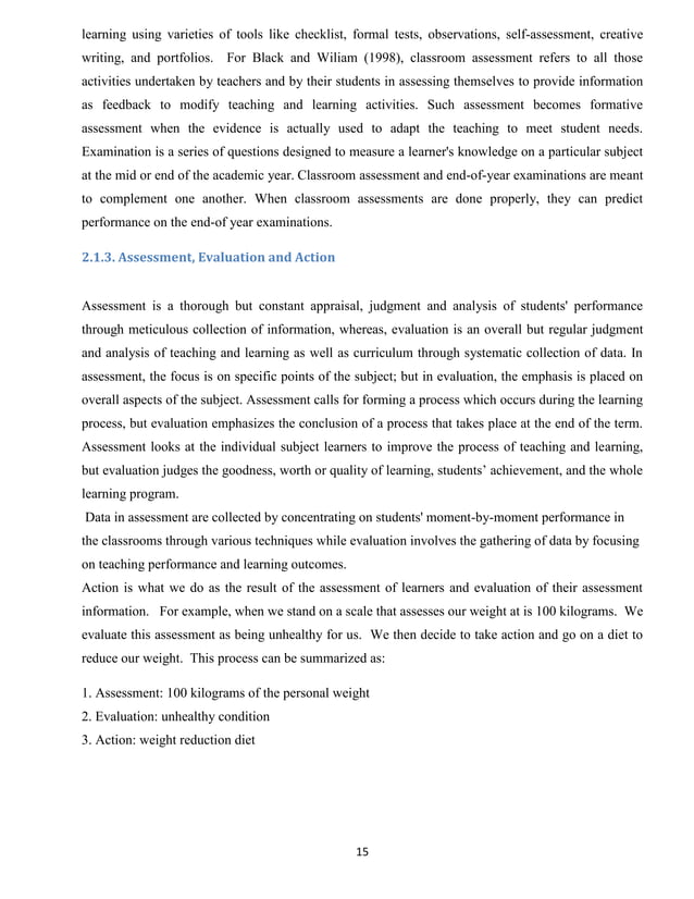 Classroom Assessment Manual Pdf