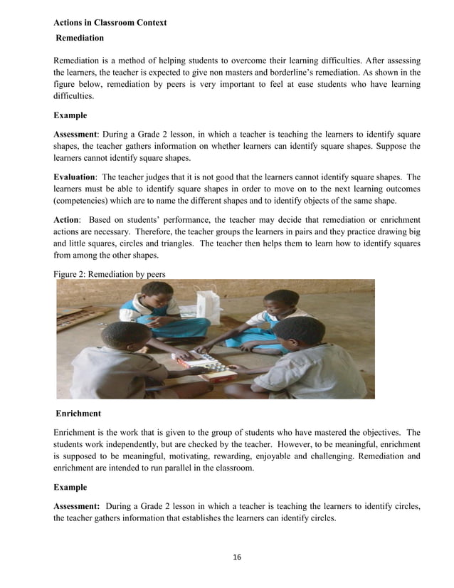Classroom assessment manual | PDF