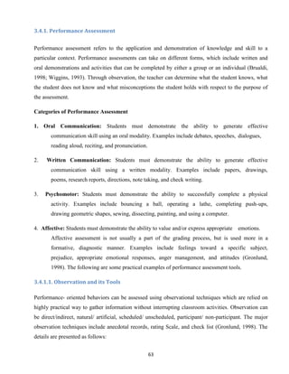 Classroom assessment manual | PDF