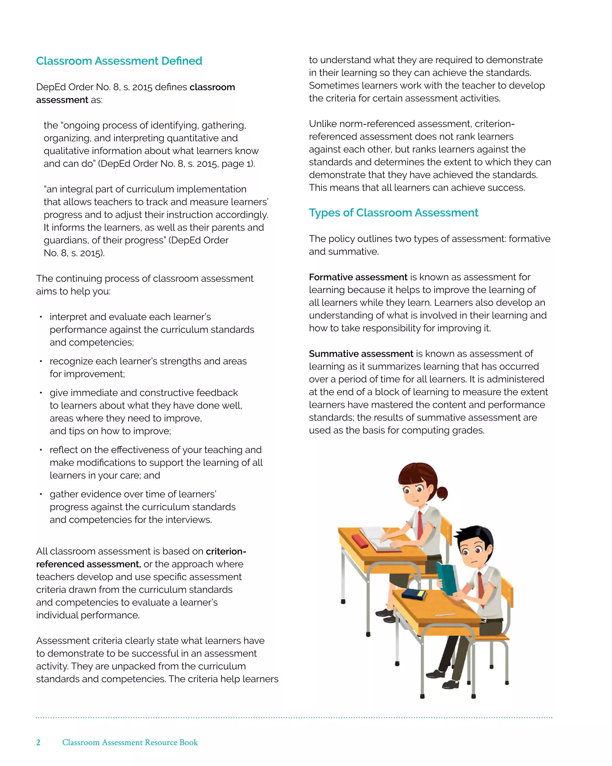 Classroom Assessment Resource Book | PDF
