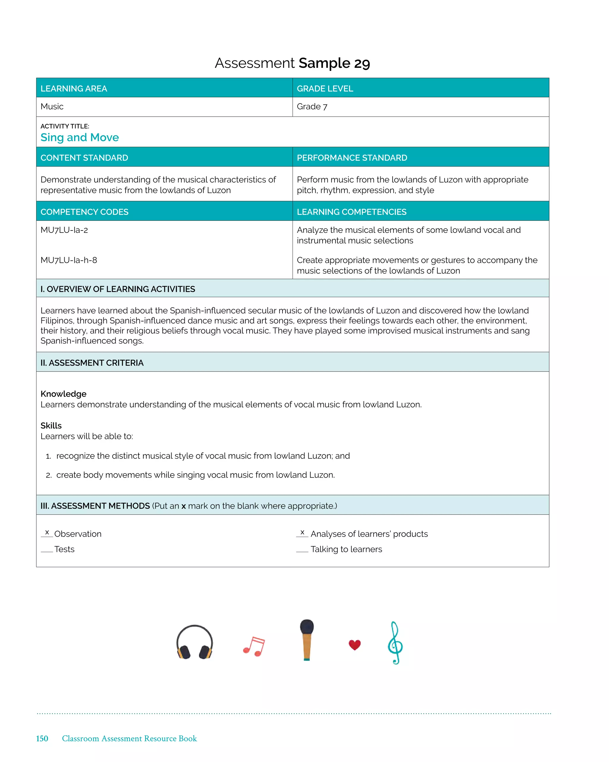 Classroom Assessment Resource Book | PDF