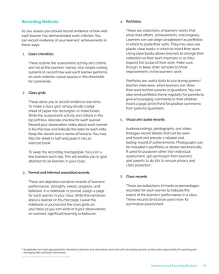 Classroom Assessment Resource Book | PDF