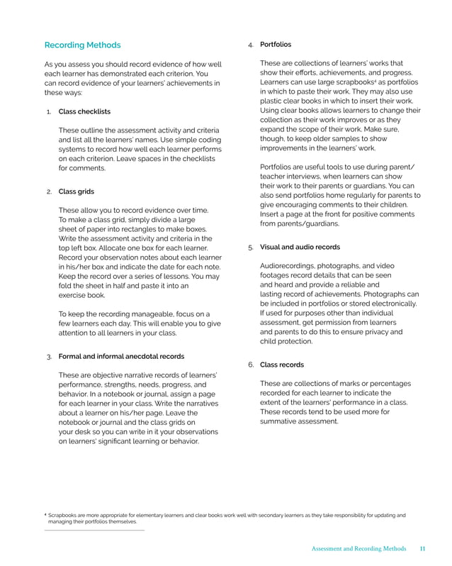 Classroom Assessment Resource Book | PDF | Educational Assessment ...