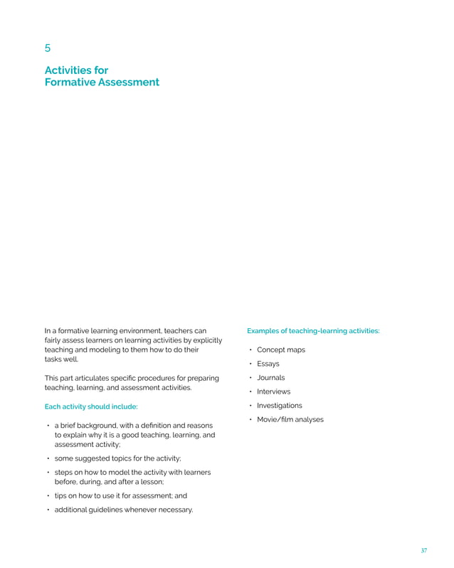 Classroom Assessment Resource Book