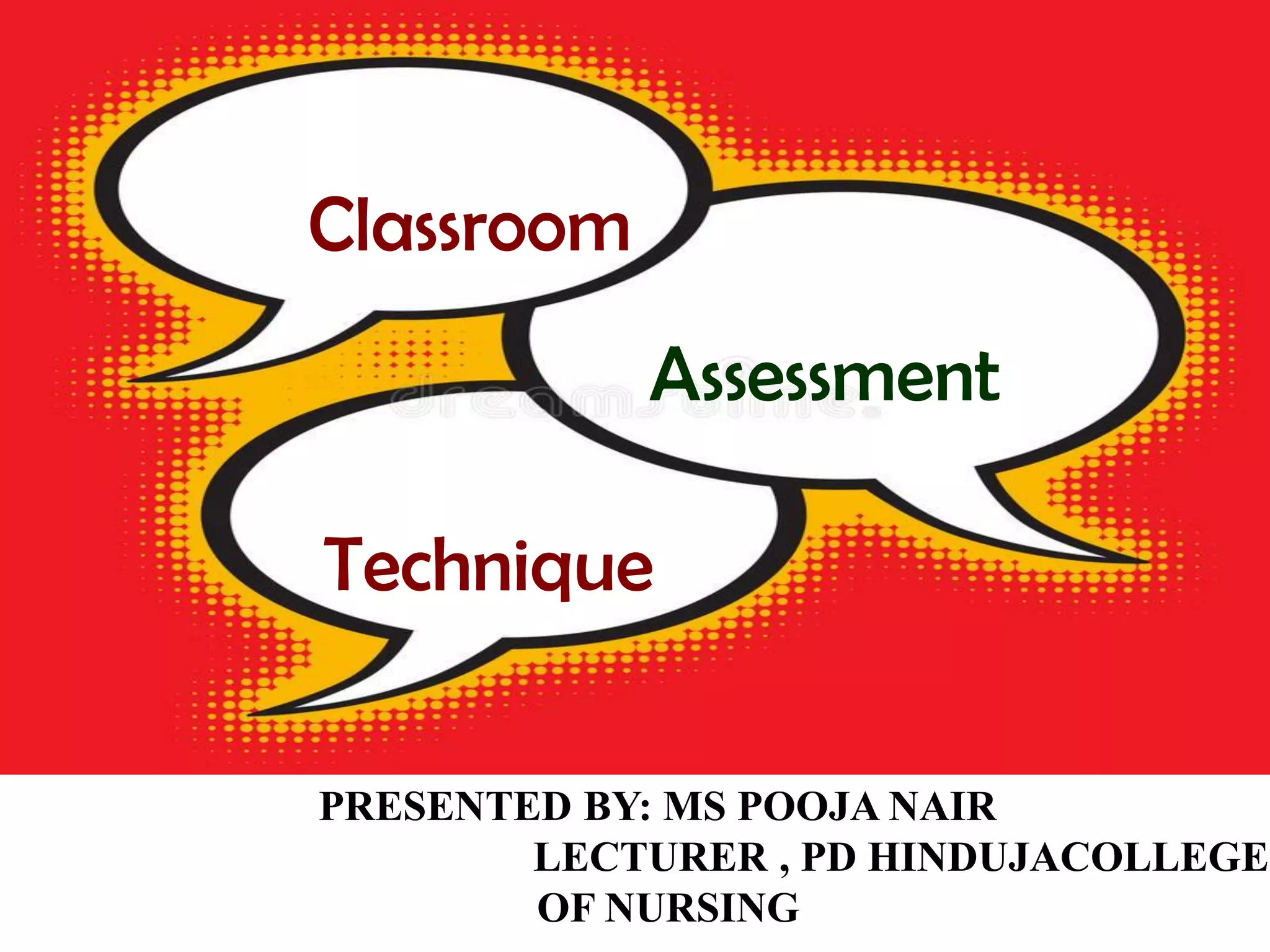 Classroom assessment techniques | PDF