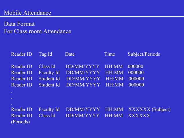 Class room attendance | PPT