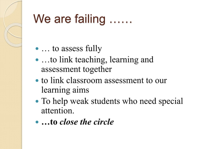 Classroom Based Assessment | PPTX