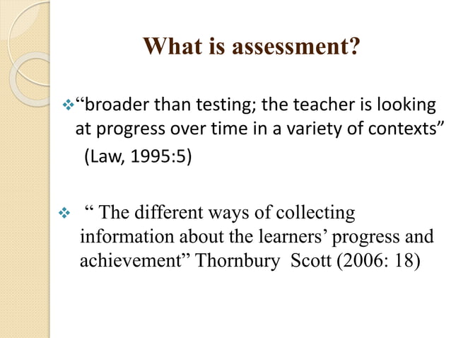 Classroom Based Assessment | PPTX