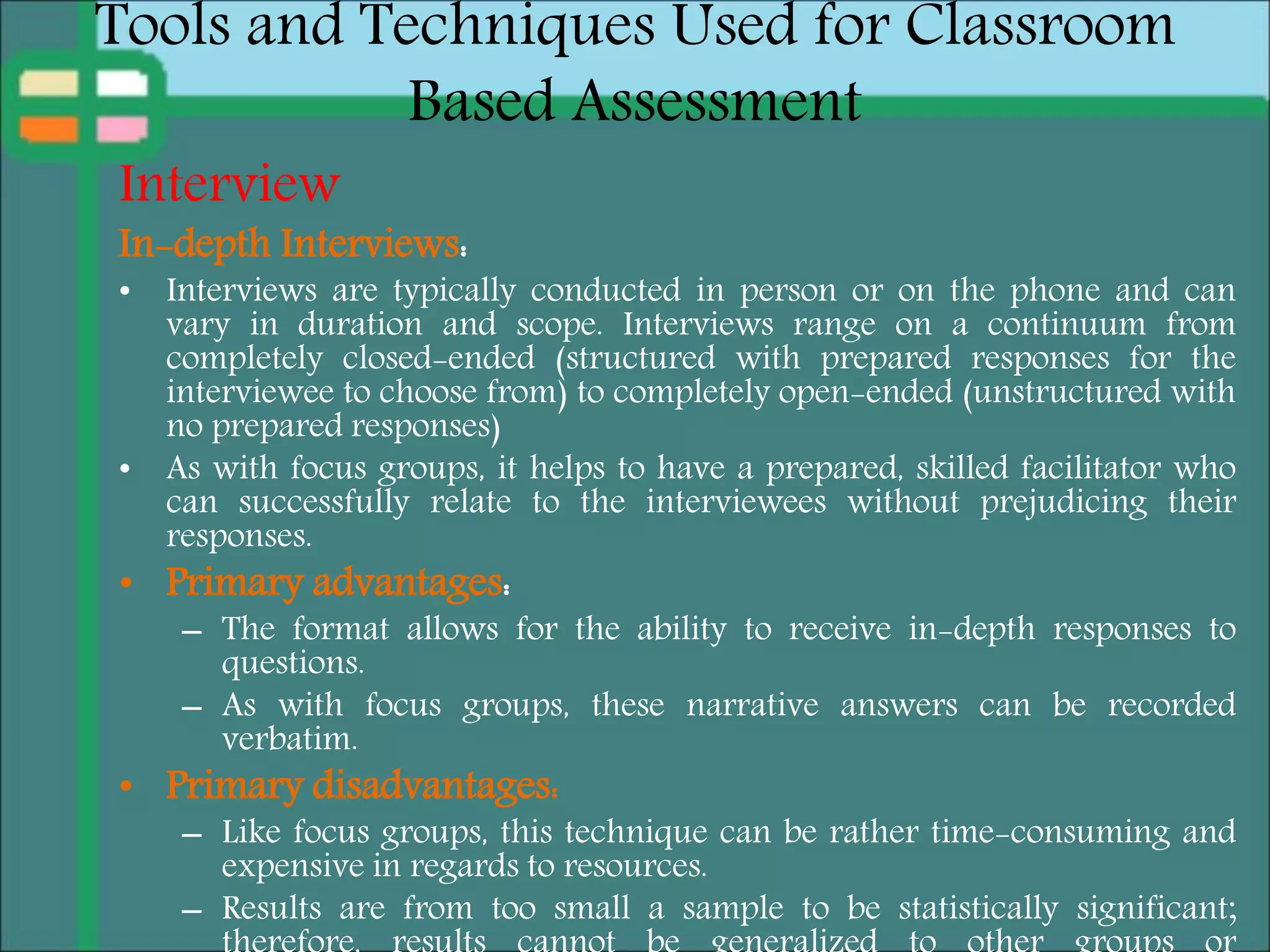 Classroom Based Assessment Tools and Techniques 27-09-2022.ppt